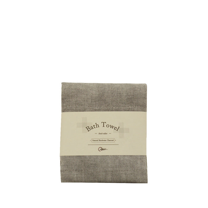 NAWRAP Natural Bath Towel Charcoal Infused exclusive at Japan-Best.net