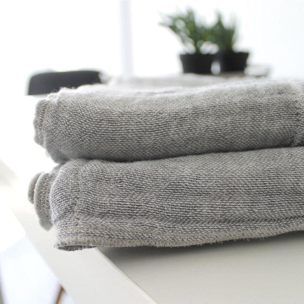 NAWRAP Natural Bath Towel Charcoal Infused exclusive at Japan-Best.net